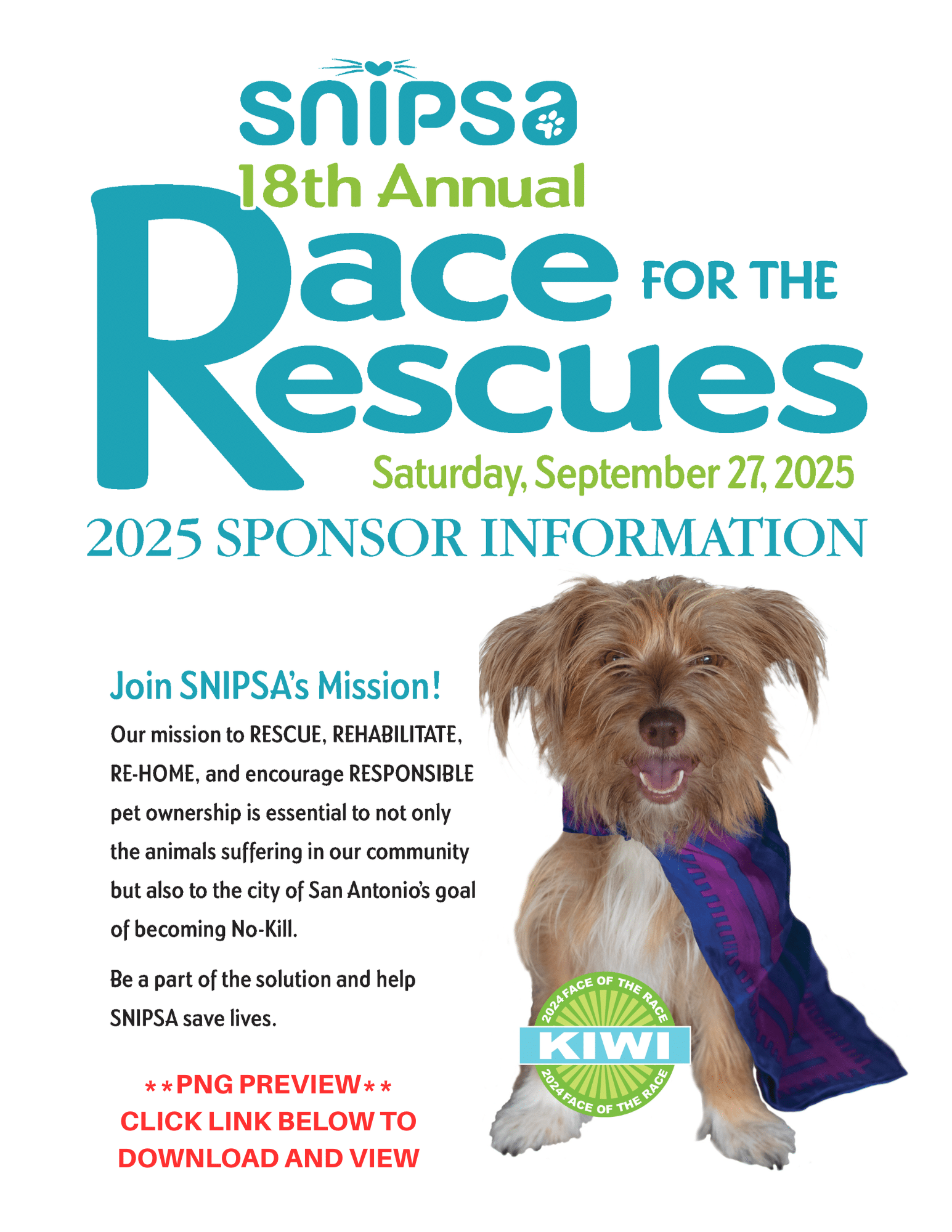 Sponsor the Race - Snipsa